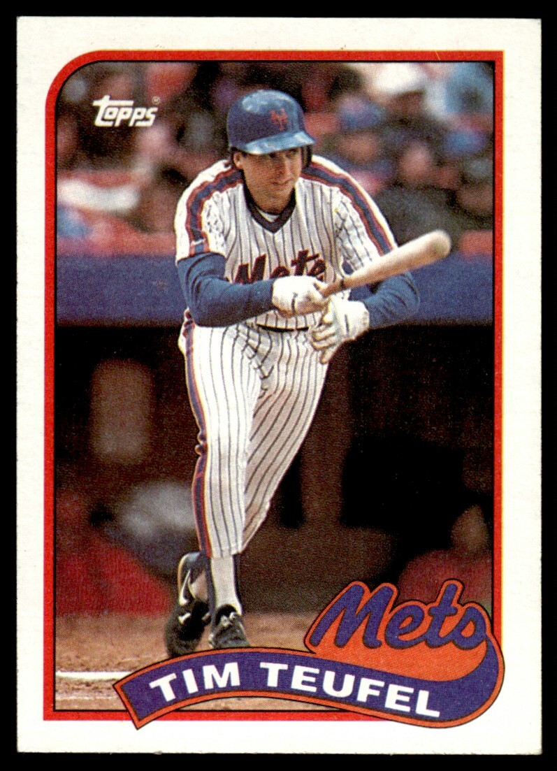 1989 Topps #9 Tim Teufel New York Mets | eBay