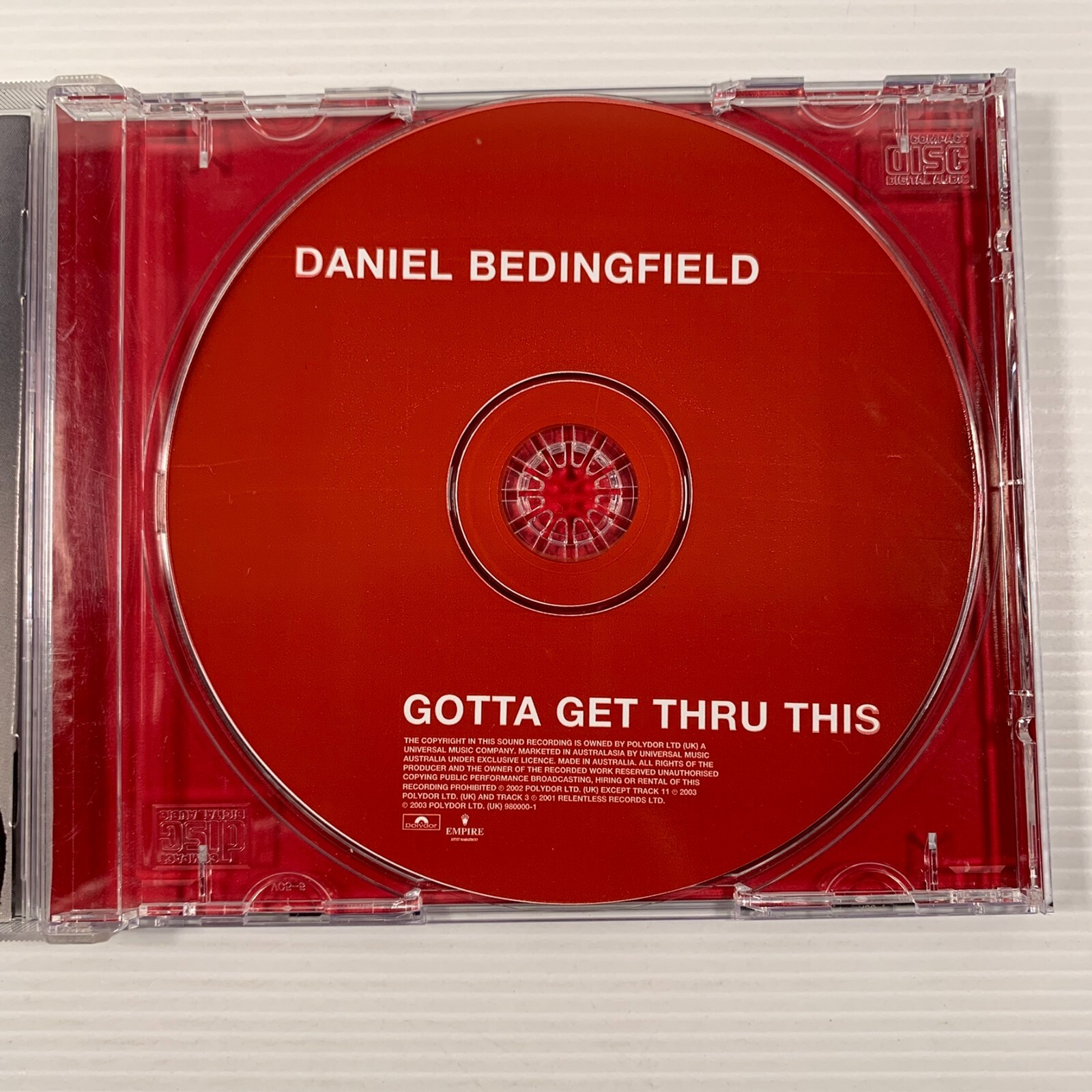 Gotta Get Thru this [Import Bonus Track] by Daniel Bedingfield (CD ...