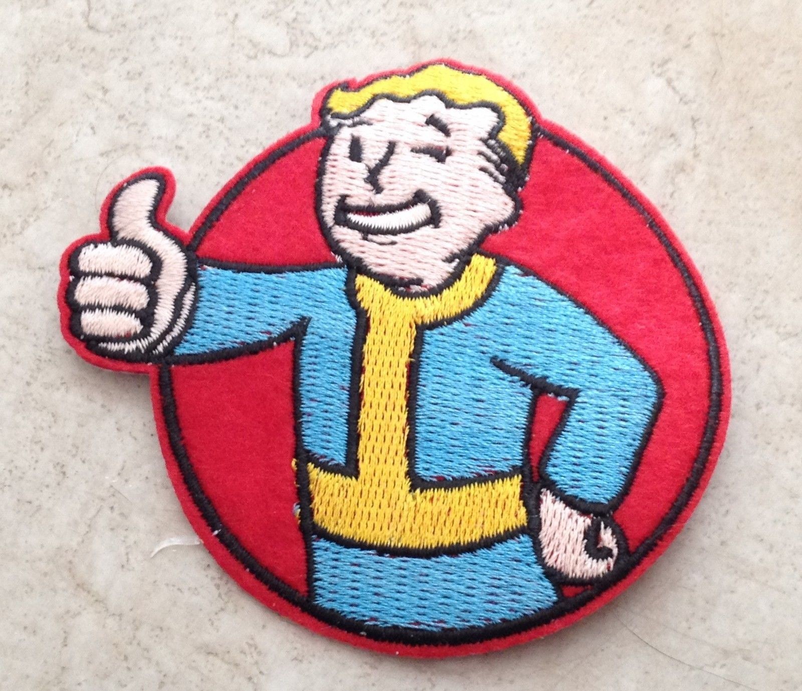 Vault Boy ~ Thumbs Up! Embroidered Iron On Patch | eBay