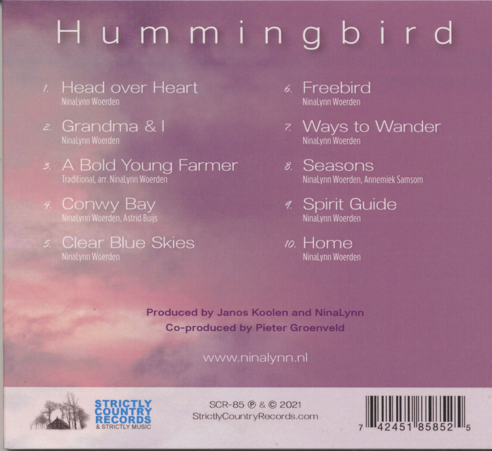Nina Lynn - Hummingbird (CD) - Songwriter/Acoustic/Folk | eBay.de