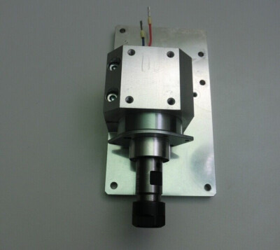 Z axis motor head mount with 24V DC spindle motor ER11 6200rpm diy CNC ...
