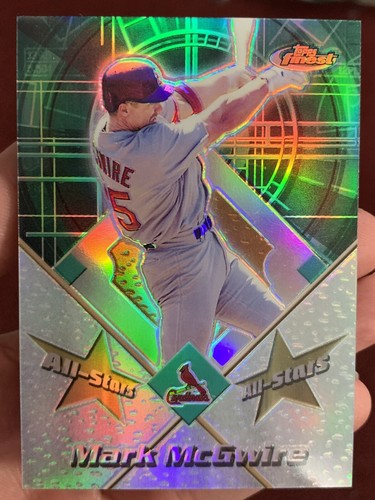 2001 Topps Finest All-Stars Refractor #FAS1 Mark McGwire St. Louis ...