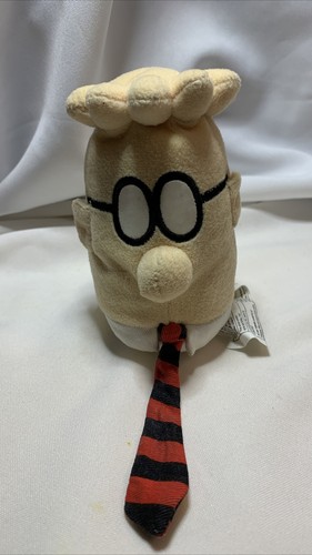 Dilbert Plush Silly Slammers No Sound Stuffed Head Toy 4.75" 1990s ...
