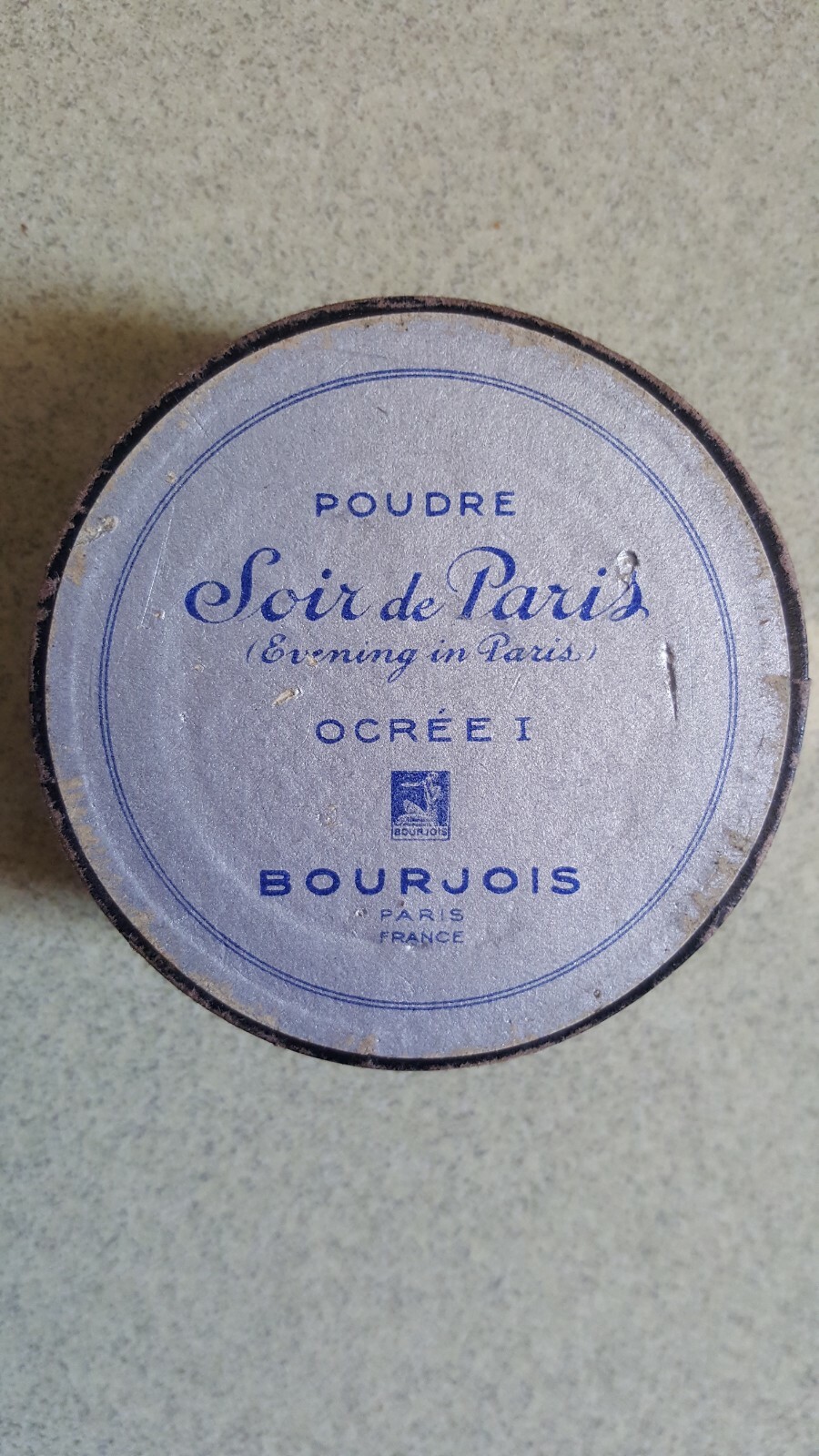 TWO VINTAGE FACE POWDER BOXES,COTY AIR SPUN USA&SOIR DE PARIS MADE IN ...