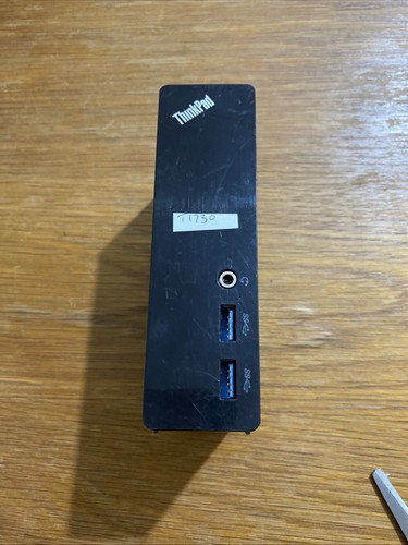 LENOVO THINKPAD USB 3.0 DOCK DOCKING STATION DU9019D1 DUAL DVI AC, NO ...