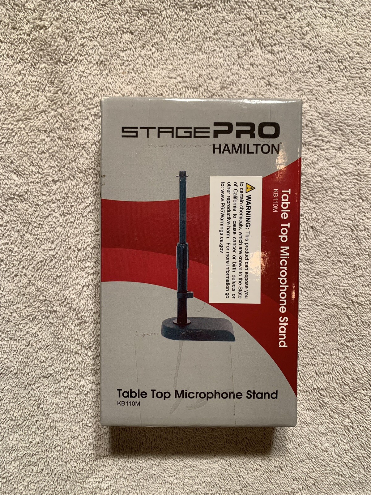 Stage Pro Hamilton Table Top Microphone Stand | eBay