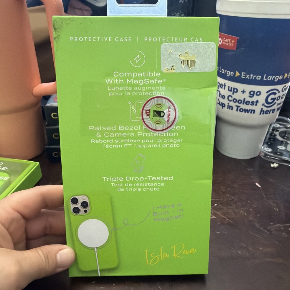 Isla Rae iPhone 15/14/13 Protective Case W/Magsafe. Neon Green | eBay UK