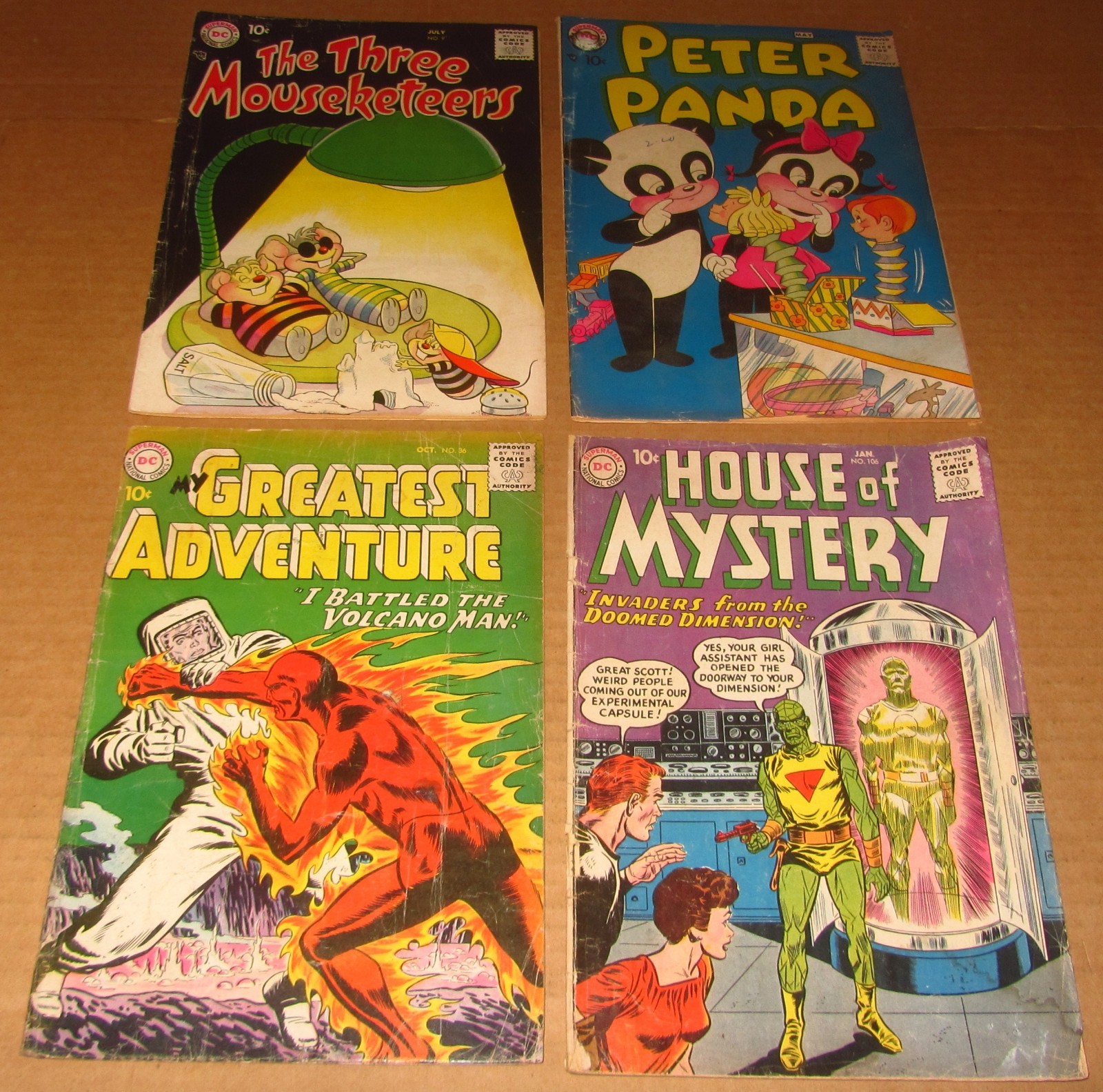 Silver/Golden-age DC Lot 1955-68 (x12)- House of Mystery/Brave and the ...