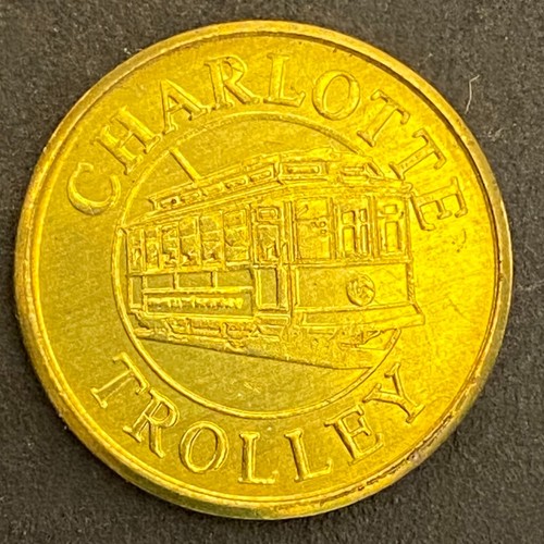 Charlotte Trolley CT Transit Token c1995 20mm Scarce | eBay