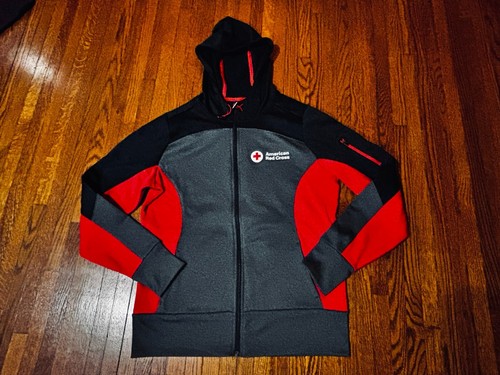 NWOT Sport Tek Women's american red cross jacket L coat red/black | eBay