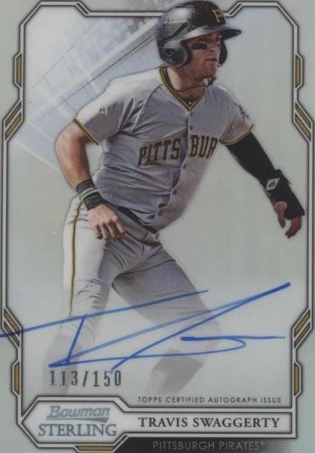 2019 Bowman Sterling - Prospect Autographs Travis Swaggerty #BSPA-TS ...