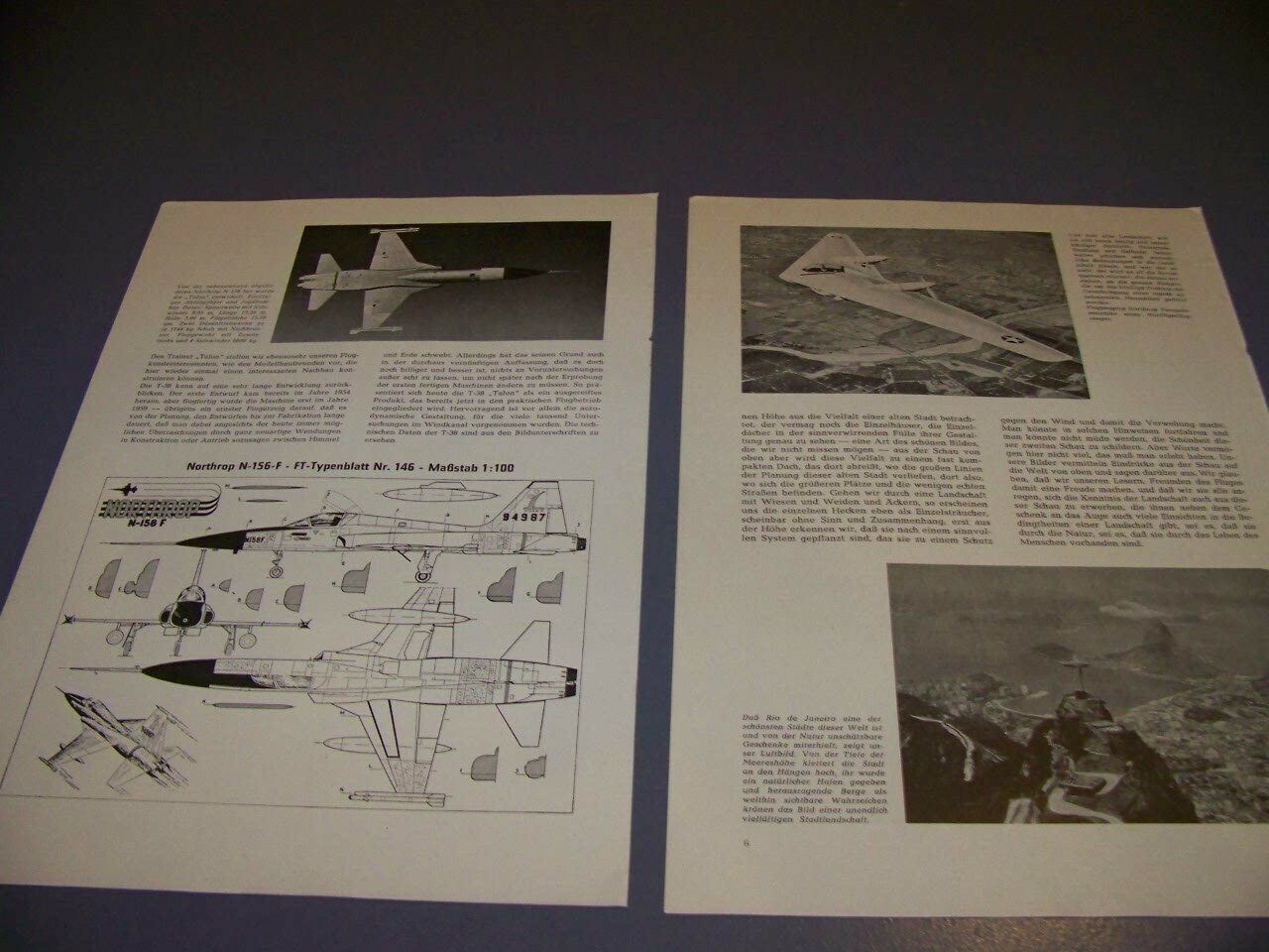 VINTAGE..NORTHROP N-156 F.....DETAILS/3-VIEWS...RARE! (343T) | eBay