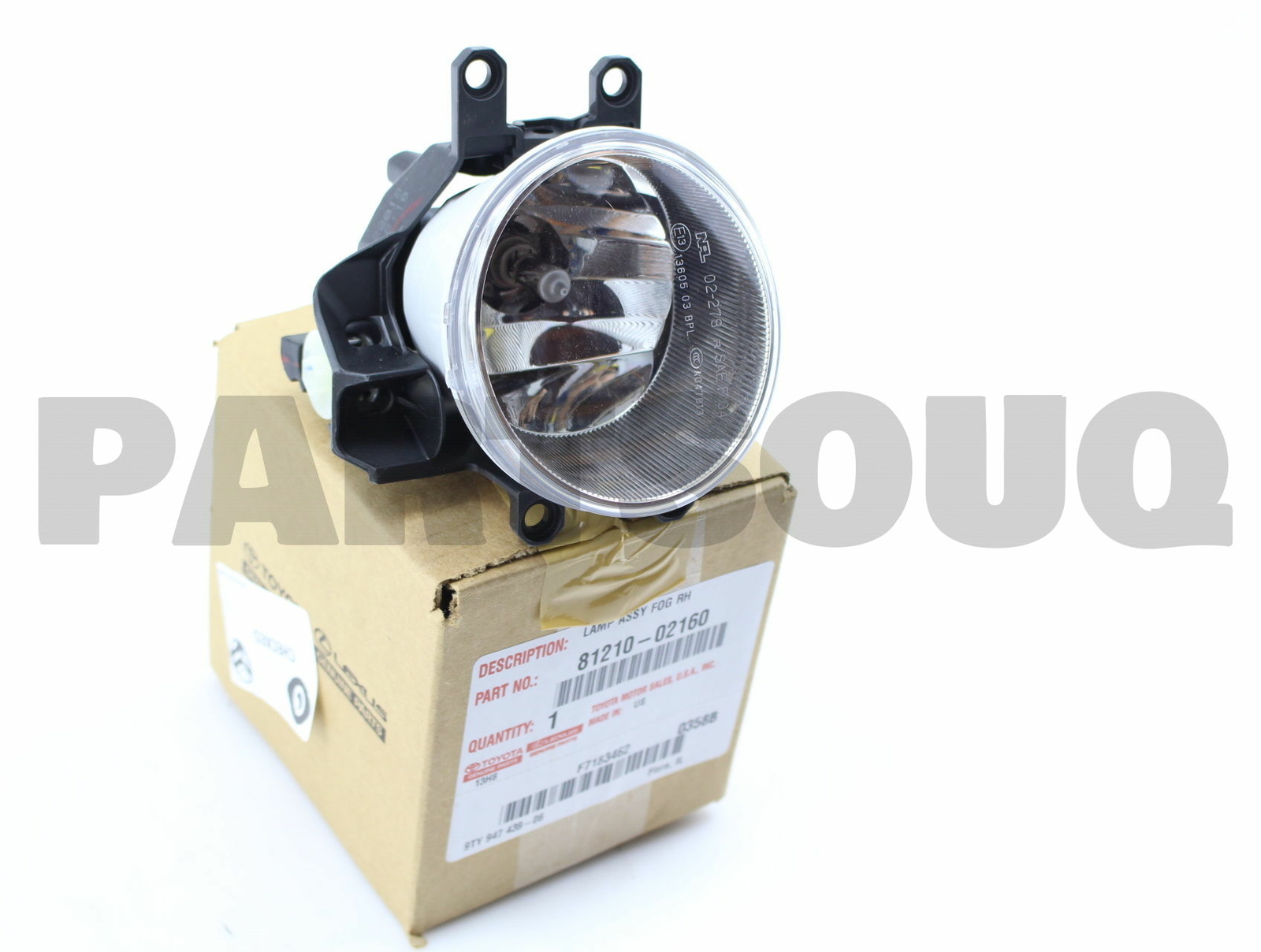 8121002160 Genuine Toyota LAMP ASSY, FOG, RH 81210-02160 | eBay