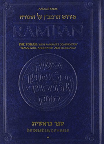 RAMBAN - BEREISHIS VOL. 1: THE TORAH WITH RAMBAN'S By Nahmanides ...