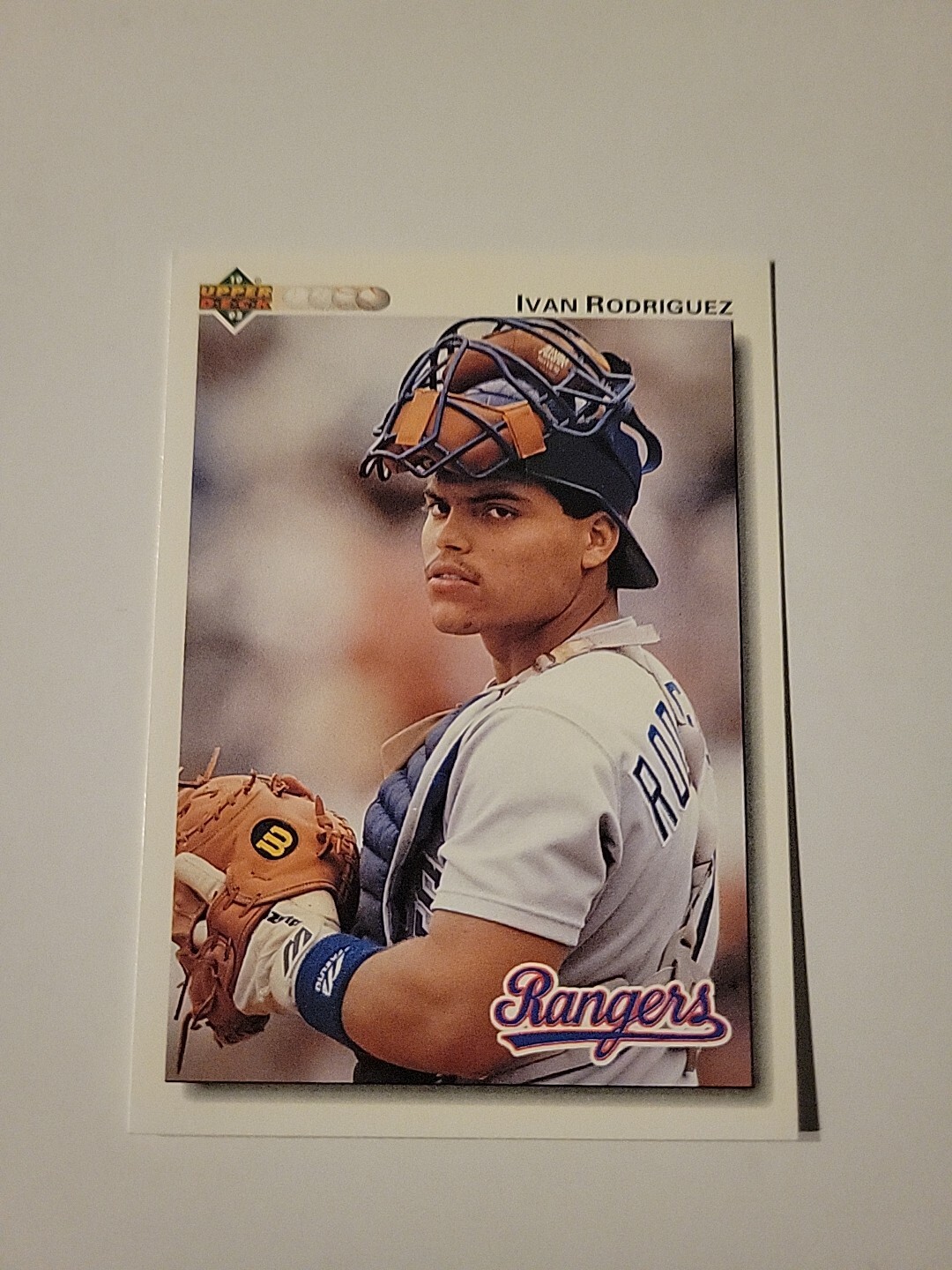 1992 Upper Deck Ivan Rodriguez #245 Baseball Card Texas Rangers HOF ...