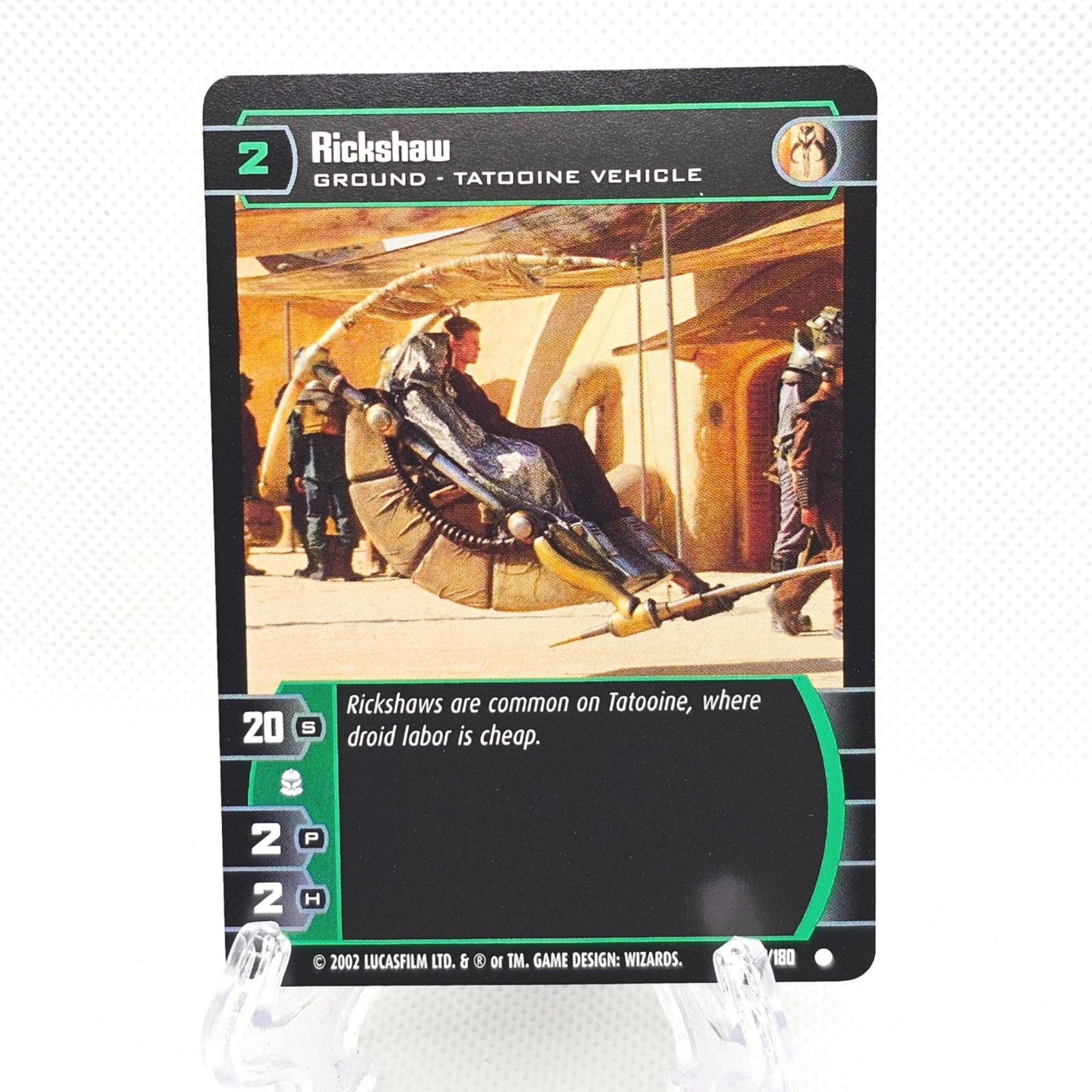 Star Wars CCG TCG Attack of the Clones 167/180 Rickshaw Tatooine ...