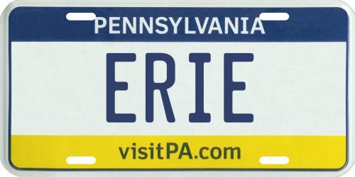 Erie Pennsylvania Aluminum PA License Plate | eBay