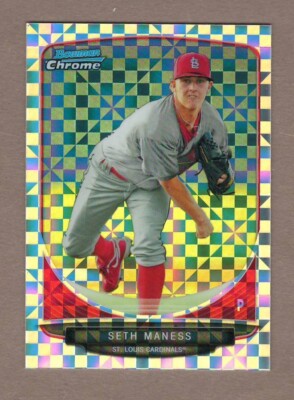 SETH MANESS 2013 Bowman Chrome Mini XFRACTOR #243 #026/100 From Factory ...