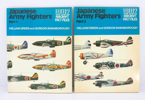 Japanese Army Fighters Books 1 & 2 Green & Swanborough WW2 Aircraft ...