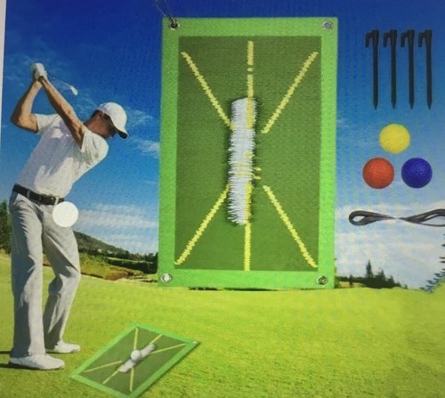 Golf Training Mat for Swing Detection Impact Practice mat Hitting Aid ...