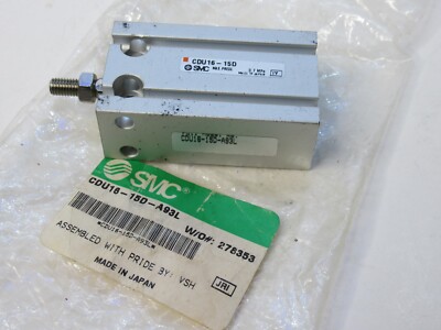 (NEW) SMC CDU16-15D Free Mount Cylinder Double Acting Single Rod | eBay