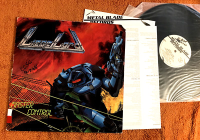 LIEGE LORD MASTER CONTROL ORIG 1988 METAL BLADE VINTAGE VINYL LP SPEED ...