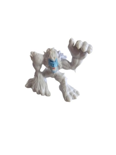 Yeti Abominable Snowman PVC Figure 2" White Blue Hot Wheels Matchbox ...
