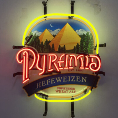 Pyramid Beer Neon Signs For Home Bar Pub Store Restaurant Shop Wall ...