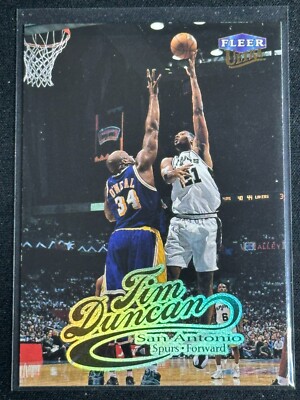 1998 Fleer Ultra #55 Tim Duncan Spurs HOF 6 | eBay