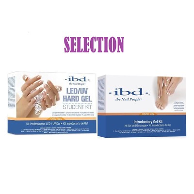 IBD Nail Kit - LED/UV HARD GEL STUDENT KIT /INTRODUCTORY GEL KIT ...