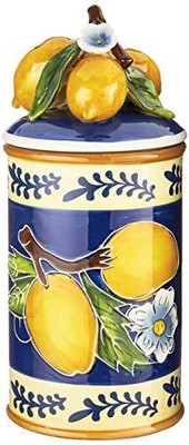 Lemon Canister Large Multicolor | eBay