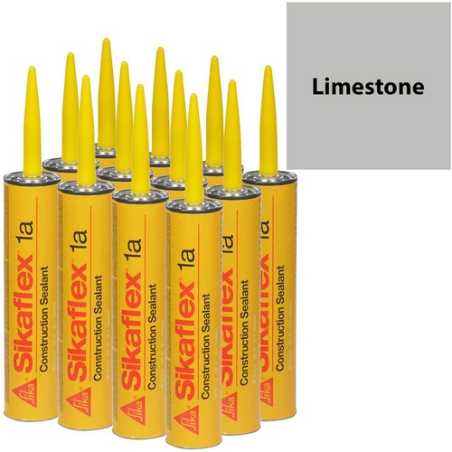 Sikaflex 1A Polyurethane Sealant, 10.1 fl oz, 12 Pack, LIMESTONE ...