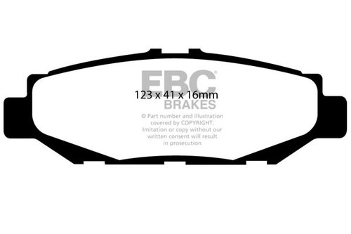 EBC Rear Brake Kit Ultimax Discs & Greenstuff Pads for Lexus SC400 4.0 ...