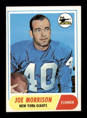 1968 Topps #211 Joe Morrison VGEX NY Giants 563189 | eBay