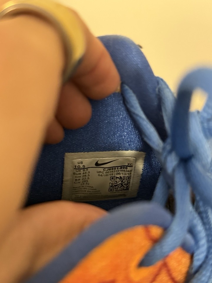 NIKE Nickelodeon Kyrie 5 SpongeBob Pineapple House Size 10.5 OG ...