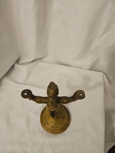 RARE Antique 19-century Russian Cossack Brass Double Candlestick ...