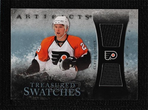 2010 Upper Deck Artifacts Treasured Swatches Blue 34/35 Claude Giroux # ...