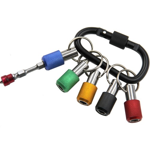 Shank Screwdriver Drill Bit Aluminum Alloy Carbon Steel Key Chain Quick ...