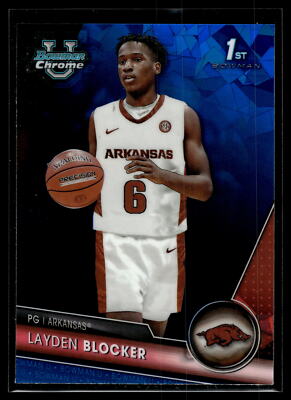 Layden Blocker 2023-24 Bowman University Chrome Sapphire S Card #7 | eBay