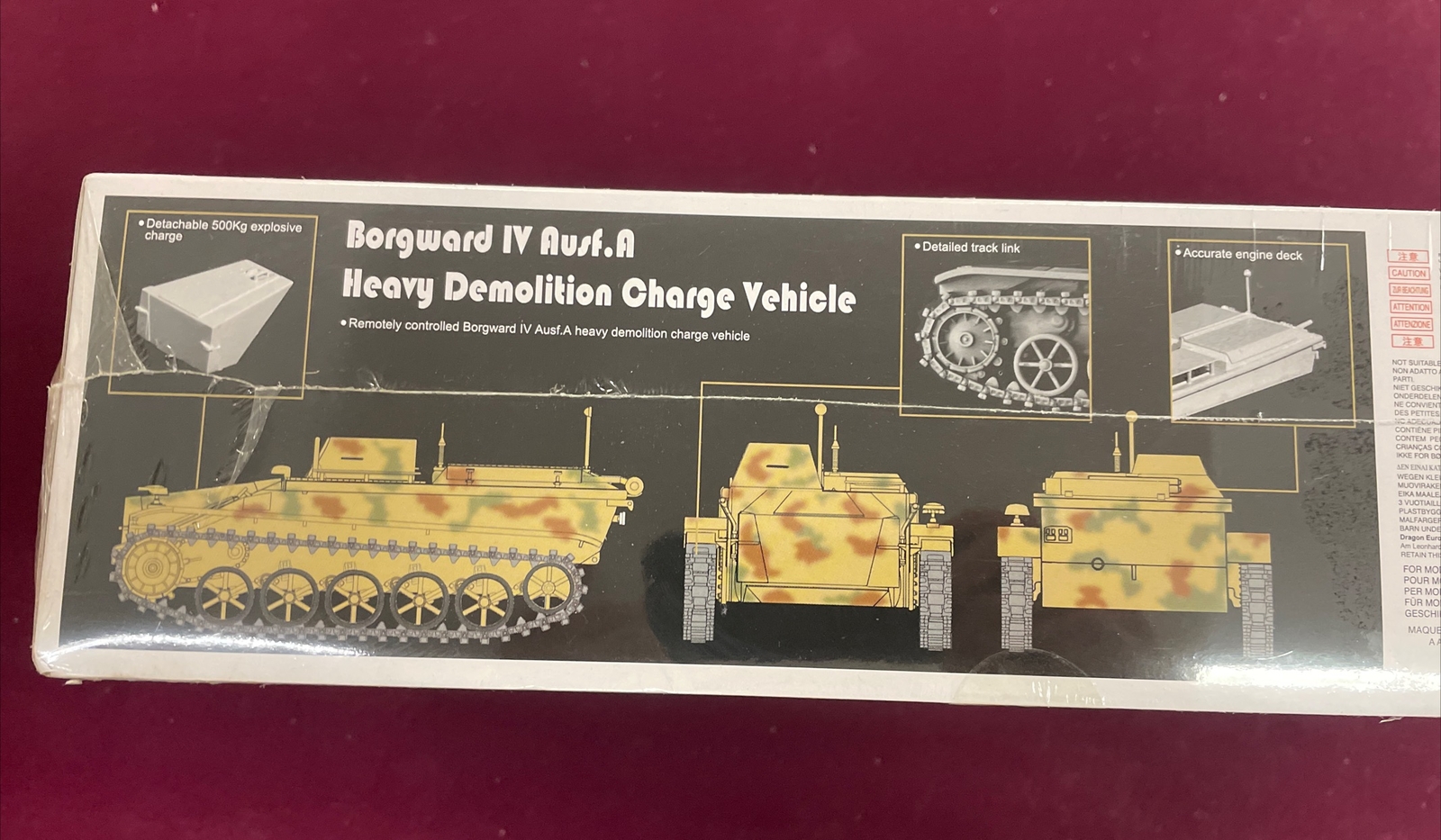 Tiger I Mid Production - 1/35 Dragon Zimmerit - Unassembled AFV Kit ...