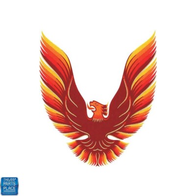 1979-1980 Firebird / Trans Am Orange Sail Panel Bird Decal 3” - Each | eBay