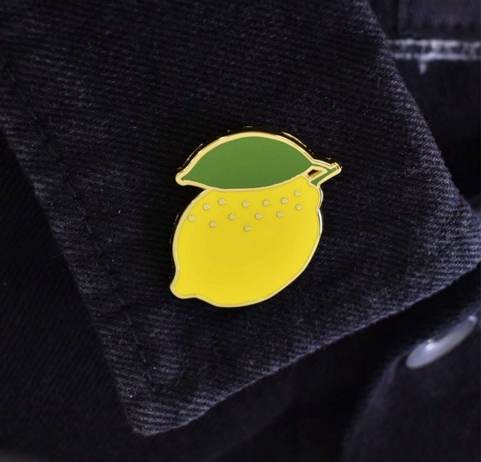 Lemon Lemonade Enamel Pin | eBay