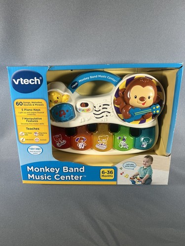 Vtech Monkey Band Music Center 60 Sounds, Melodies, Sounds and Phrases ...