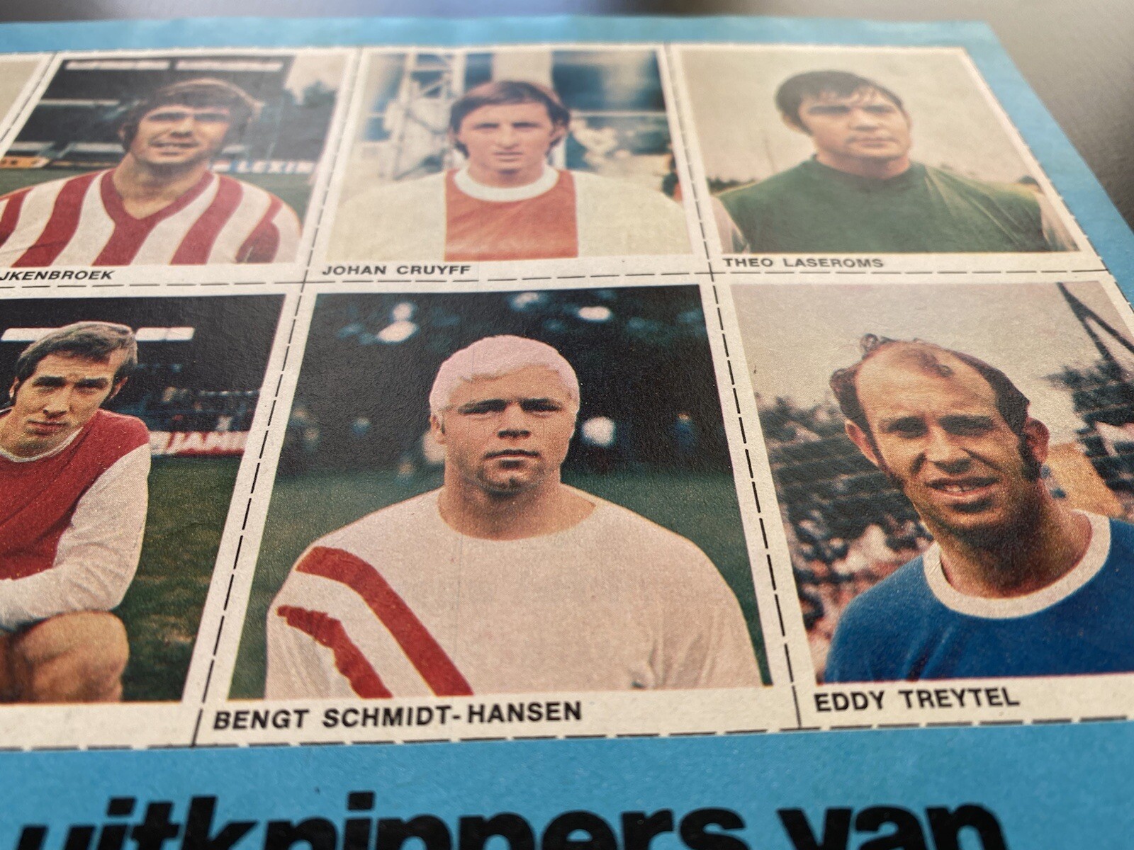 * Johan Cruyff 1970 Card / Sheet - Panini Like - RC - Rare - Cruijff | eBay