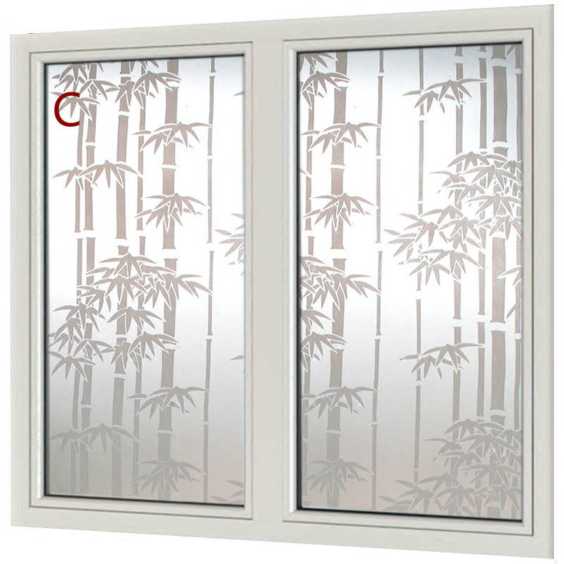 Self-adhesive Glass Film Frosted Opaque Window Sticker Washroom Bedroom ...
