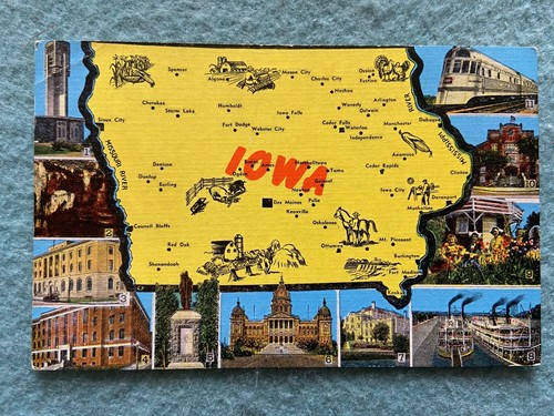 Iowa Vintage Postcard | eBay