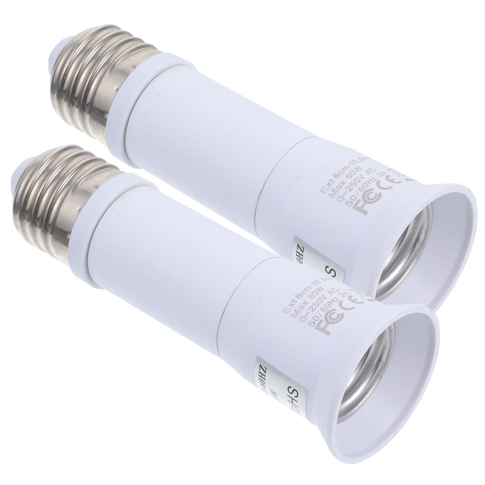 2PCS Replacement Light Socket Extender Outdoor Light Socket Light Bulb ...