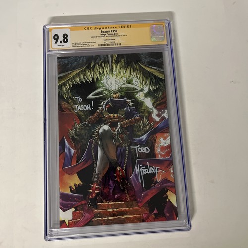 Spawn #350 Employee Edition CGC 9.8 Variant Signed By Todd McFarlane ...