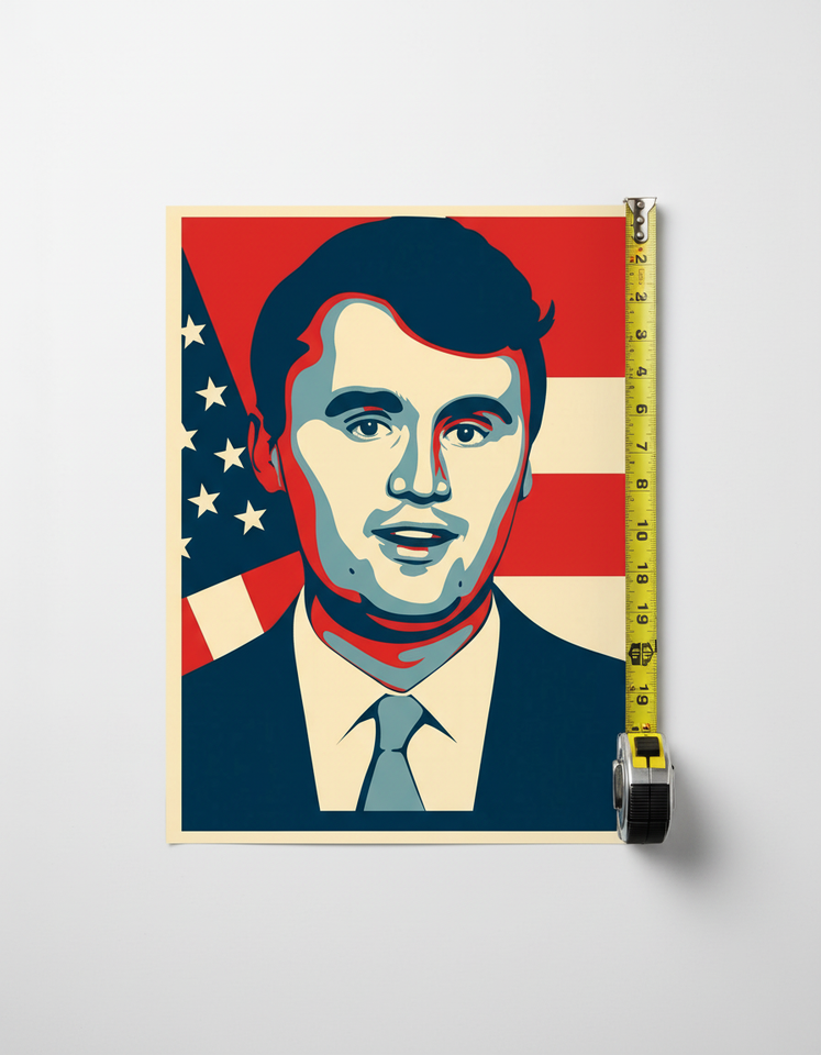 Charlie kirk Portrait Poster Print 24x36 | eBay