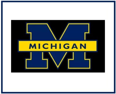 C35 Michigan Wolverines NCAA College Logo 2025 Refrigerator Magnet 4 ...
